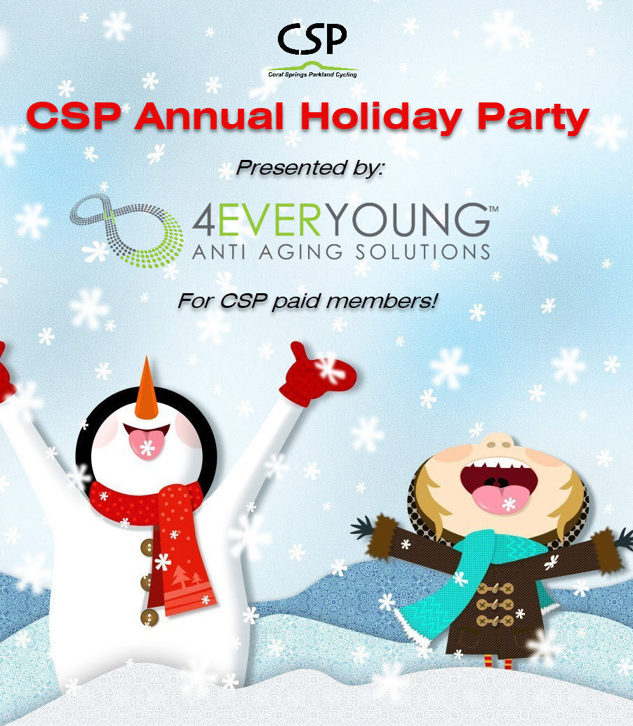 CSP Holiday Party presented by 4EVERYOUNG – CSP Cycling